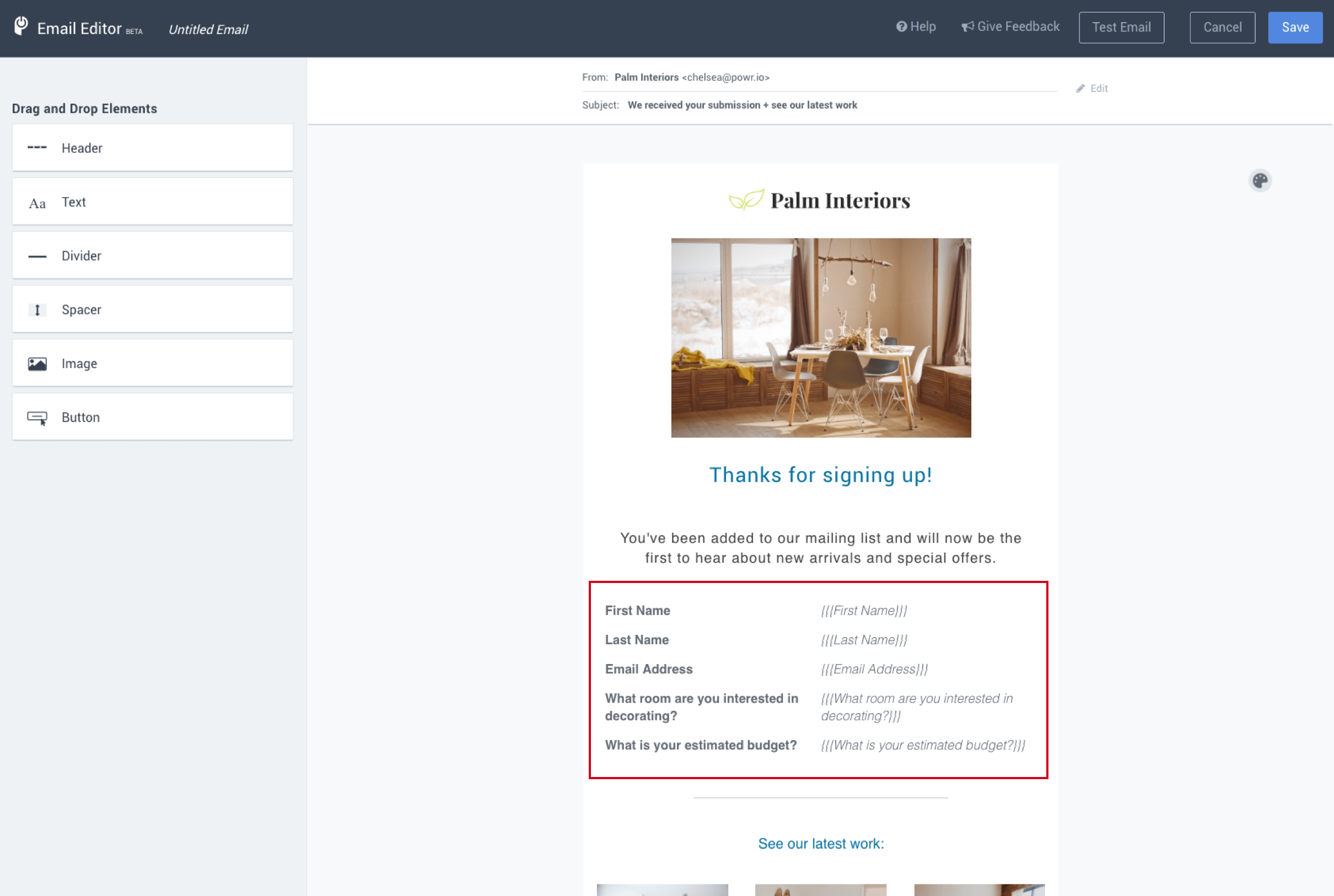 Design and Send Emails With the New POWr Email Editor