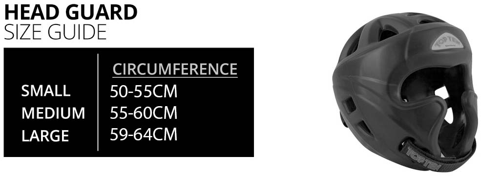 Top Ten Size Guide at Fight Co